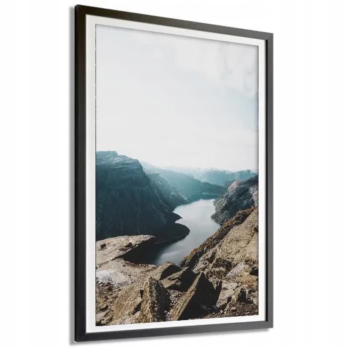 PLAKAT DEKORACYJNY 40x60cm GÓRY KLIF RZEKA Wzory - Inna marka | Sklep ...