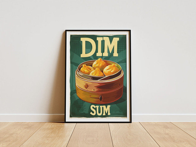 Plakat - Dim Sum 61x91 - Harry Monkey | Sklep EMPIK.COM