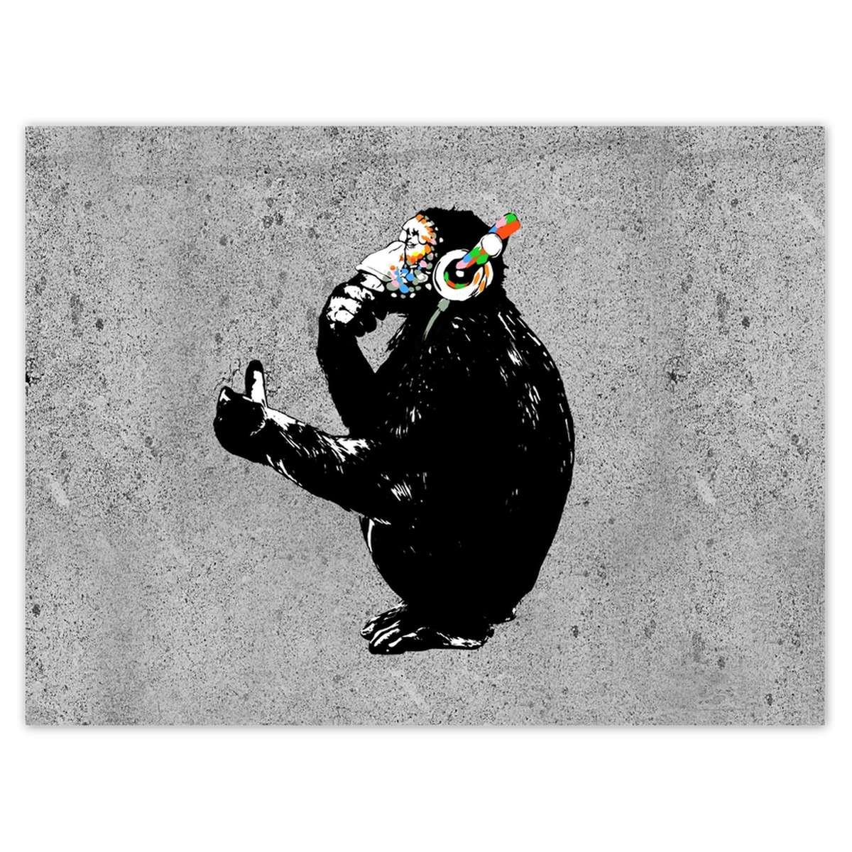 Plakat DJ Małpa Lubi to Like it, 40x30 cm - ZeSmakiem | Sklep EMPIK.COM