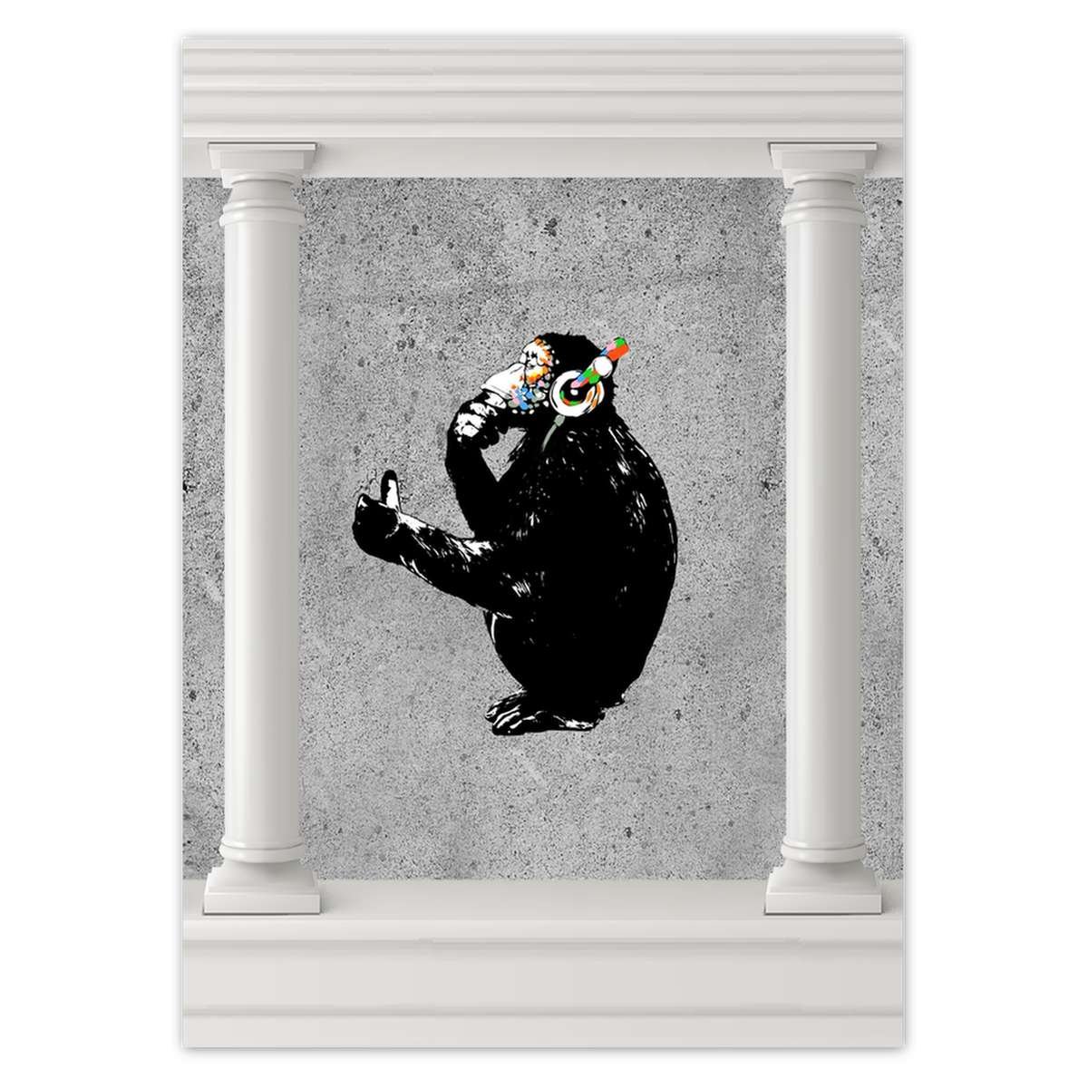 Plakat DJ Małpa Lubi to Like it, 50x70 cm - ZeSmakiem | Sklep EMPIK.COM