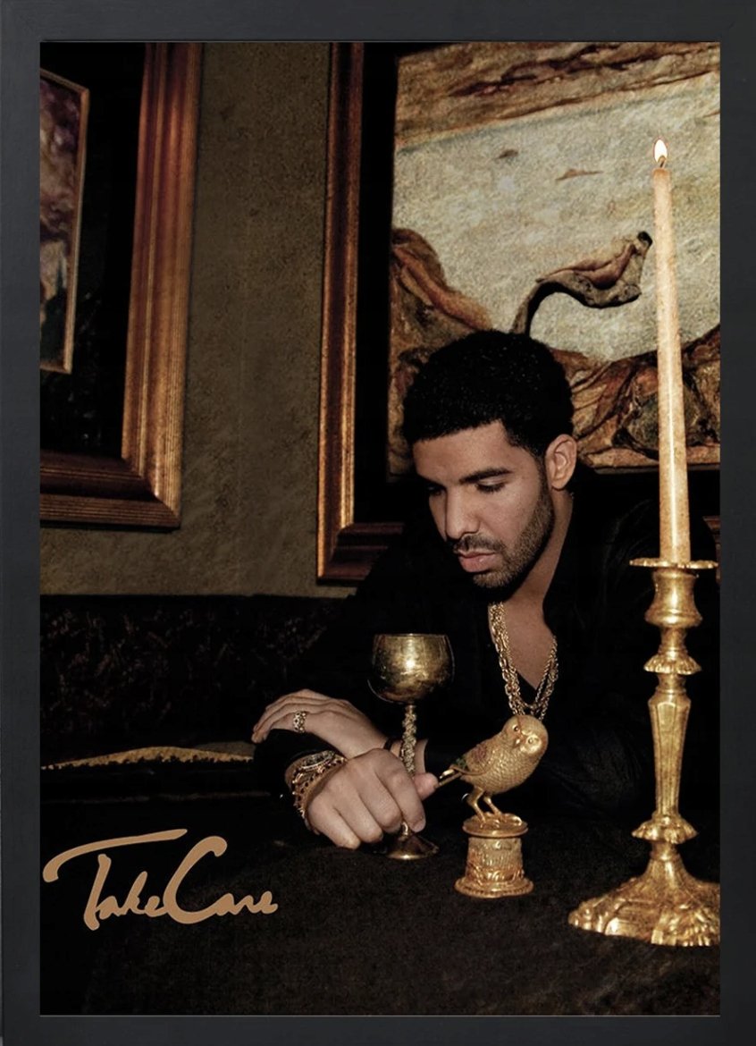 Plakat DRAKE Take Care Sztuka Retro Vintage FotoPlakat 70x50 cm #10 ...