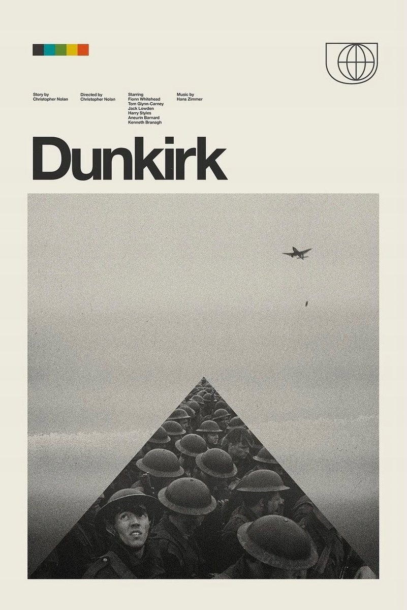 Plakat Dunkierka Obraz Vintage Retro 50x40 cm #4 - Atram | Sklep EMPIK.COM