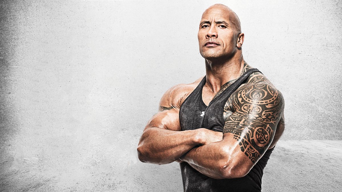 Plakat Dwayne „The Rock” Johnson Kulturysta 50x40 cm - Atram | Sklep ...