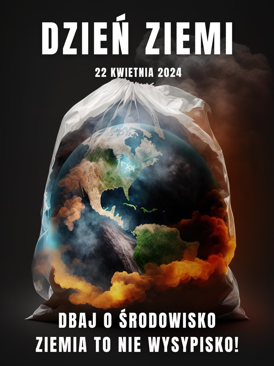Plakat Dzień Ziemi Ziemia to nie wysypisko 30x40cm - E-Plumeria | Sklep ...