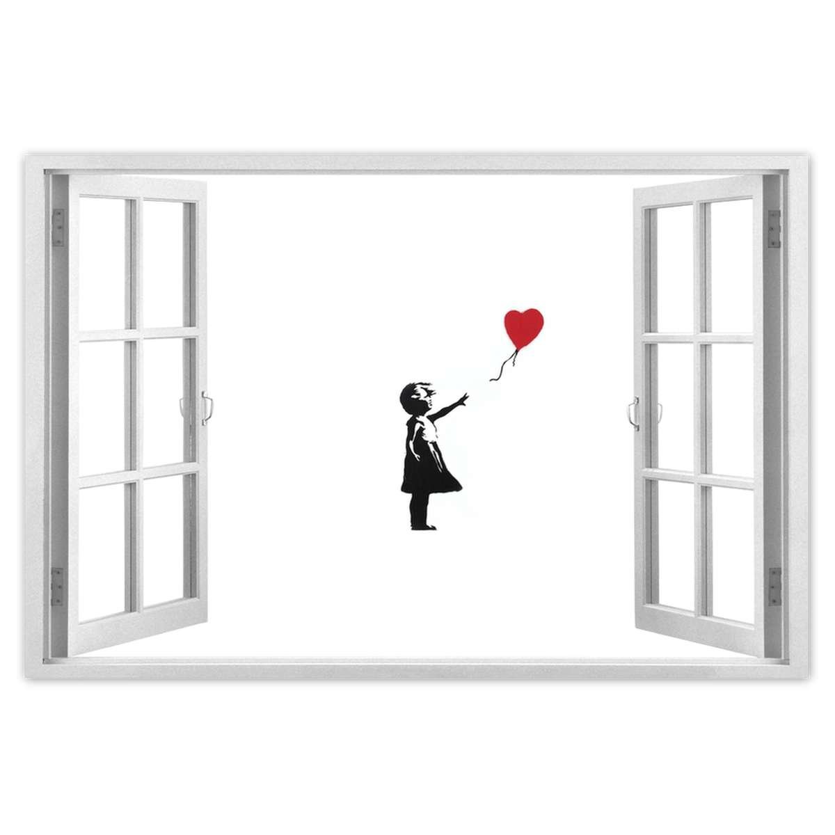 Plakat Dziewczyna Balonik, 120x80 cm - ZeSmakiem | Sklep EMPIK.COM