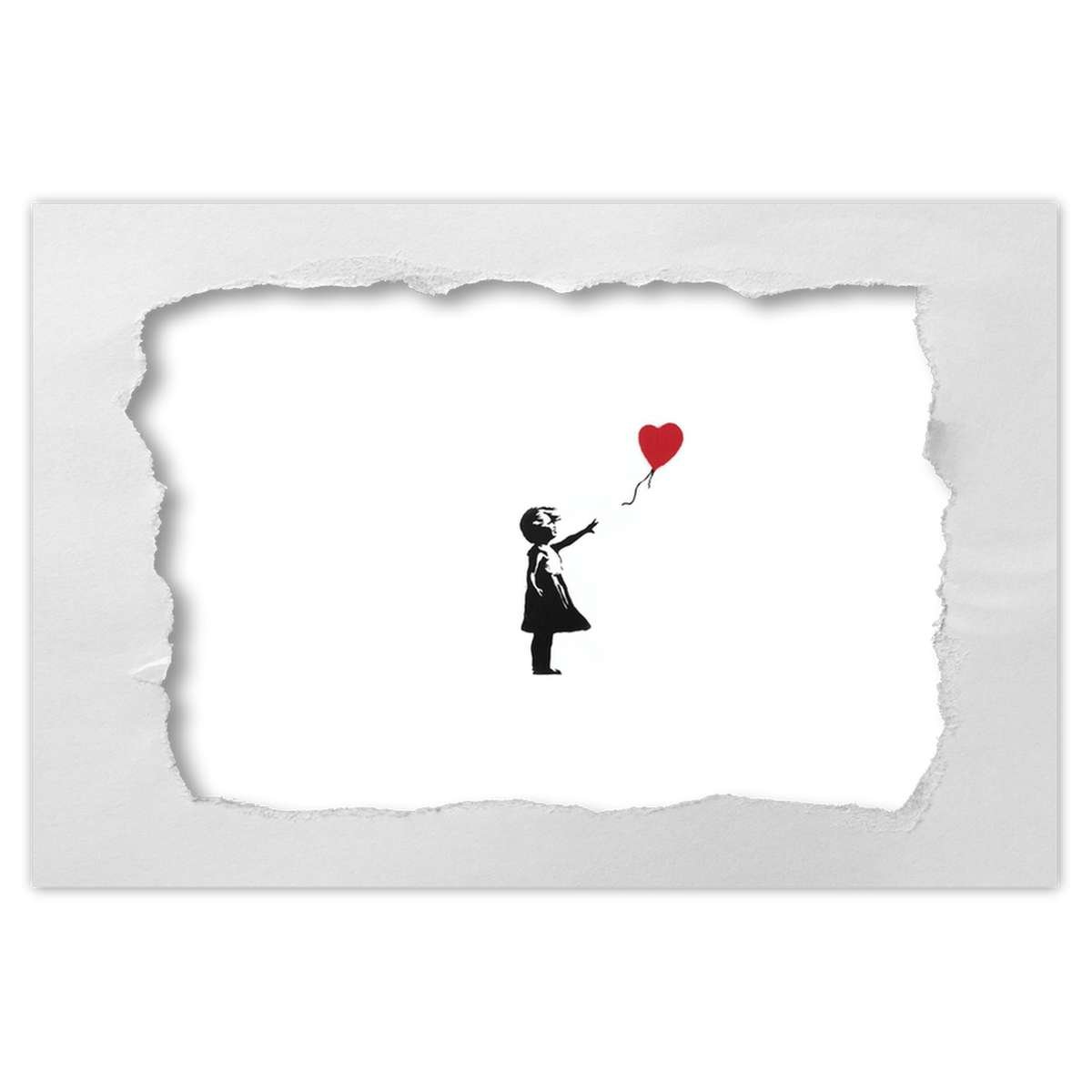 Plakat Dziewczyna Balonik, 90x60 cm - ZeSmakiem | Sklep EMPIK.COM