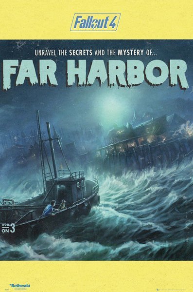 plakat FALLOUT 4 - FAR HARBOUR - GB eye | Sklep EMPIK.COM