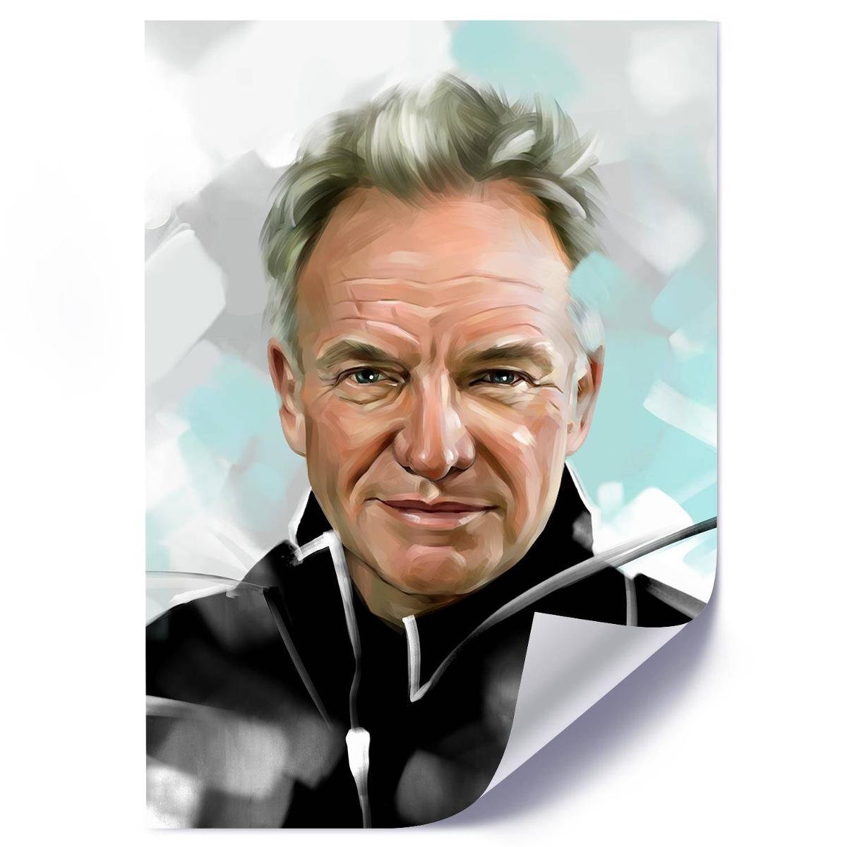 Plakat FEEBY Kultura popularna gwiazda, 40x60 cm - Feeby | Sklep EMPIK.COM