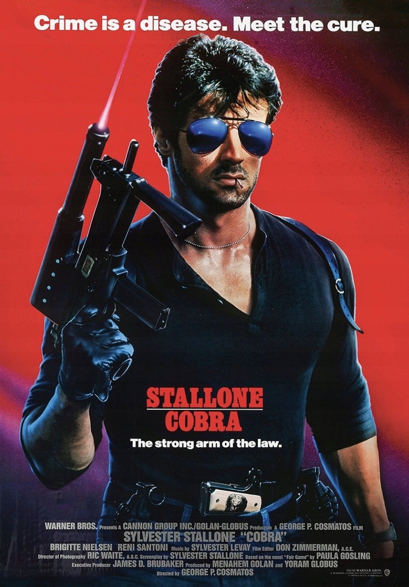 Plakat filmowy Cobra (1986) Sylvester Stallone Obraz 50x40 cm #2 ...