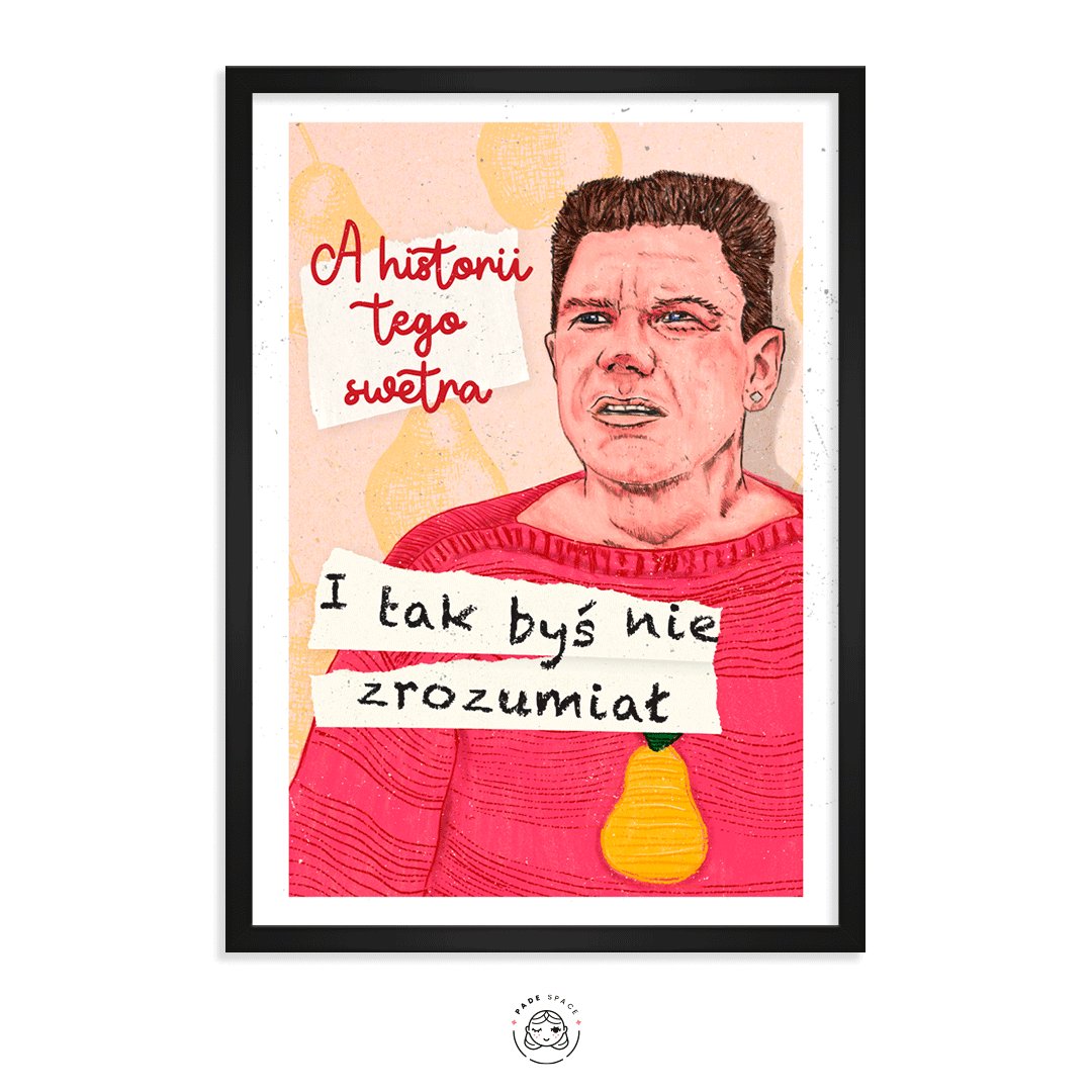 Plakat filmowy - Grucha (Chłopaki nie płaczą) - PADE SPACE | Sklep ...