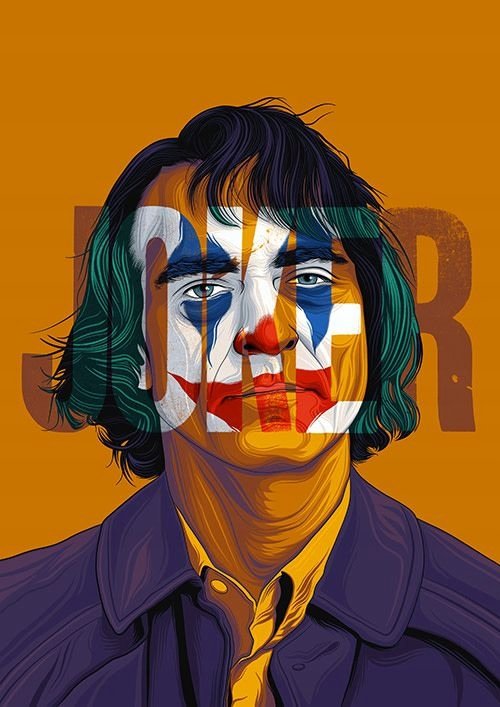 Plakat Filmowy Joker Vintage Retro 50x40 cm - Atram | Sklep EMPIK.COM