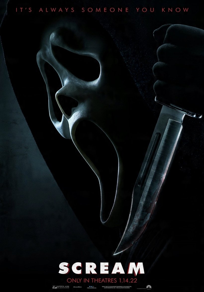 Plakat filmowy Scream Krzyk 5 (2022) Obraz B2 50x70 cm - Atram | Sklep ...