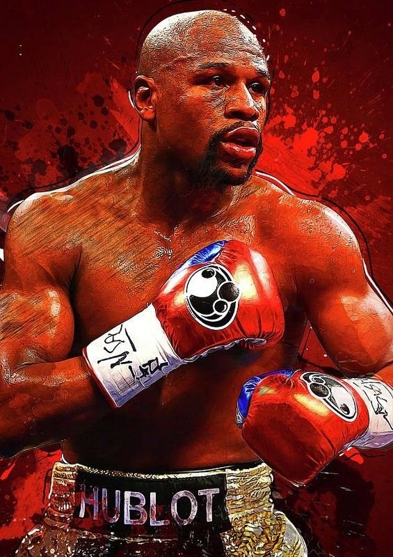 Plakat Floyd Mayweather Jr. Boxer Boks 40x30 cm - Atram | Sklep EMPIK.COM