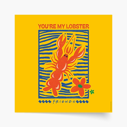 Plakat, Friends: Lobster, 70x70 cm - Empik Foto | Sklep EMPIK.COM