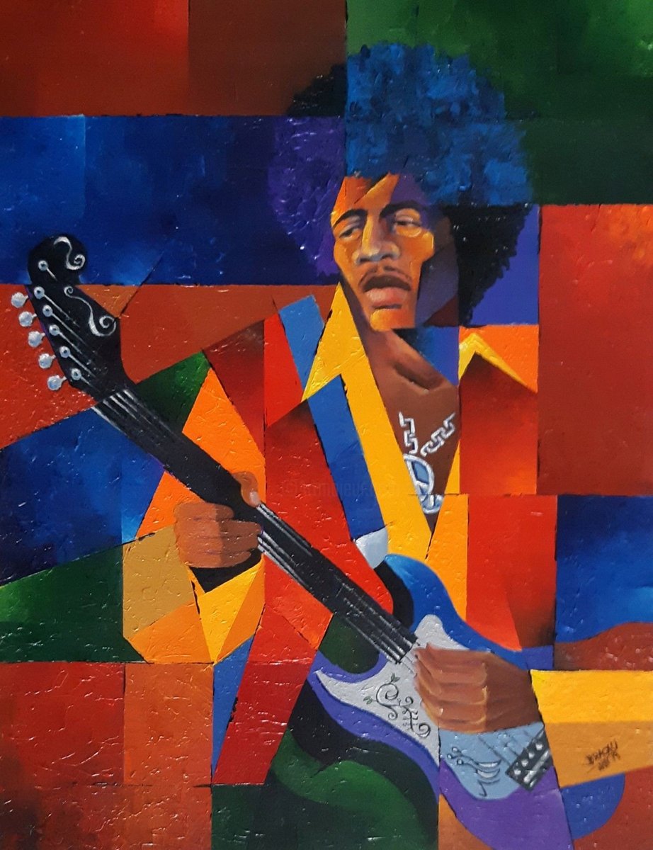 Plakat Gitara ART Artist Retro Vintage 70x50 cm - Atram | Sklep EMPIK.COM