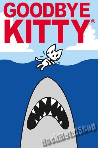 plakat GOODBYE KITTY - SHARK - reinders | Sklep EMPIK.COM
