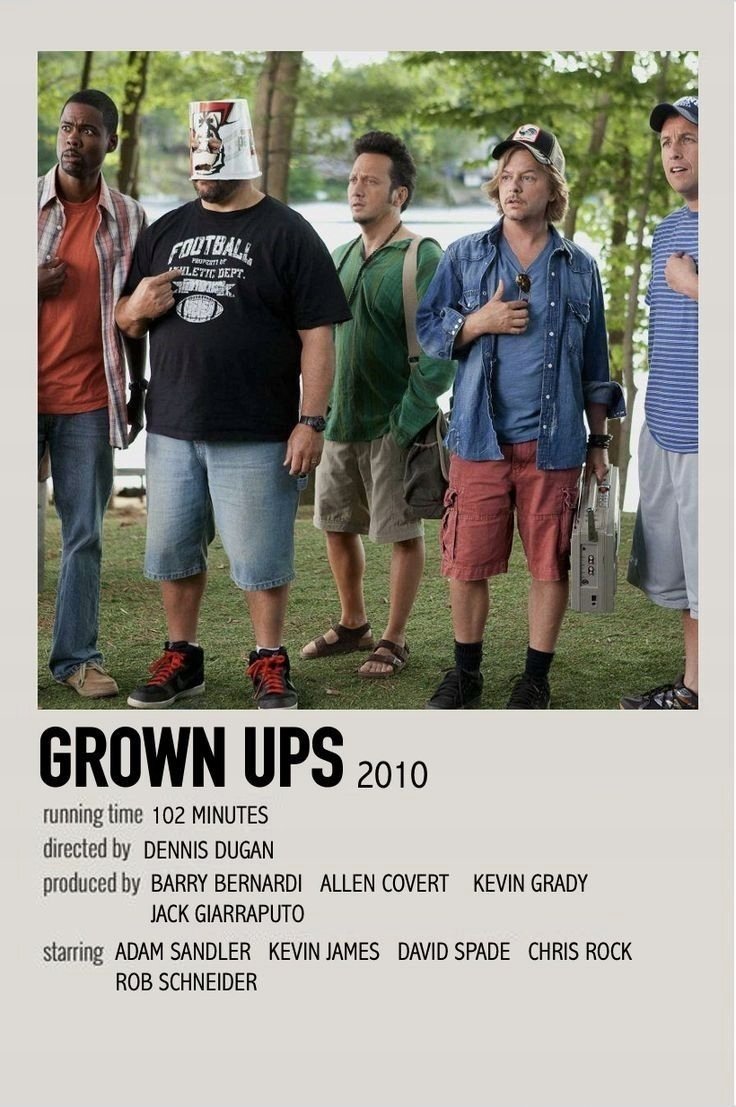 Plakat Grown Ups Duże dzieci Vintage Retro 91,5x61 - Atram | Sklep EMPIK.COM