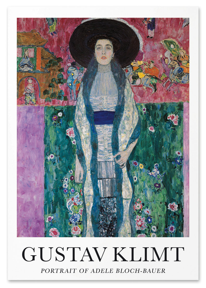 Plakat gustav klimt oortrait of Adele Bloch 70x100 cm - Hog Studio ...