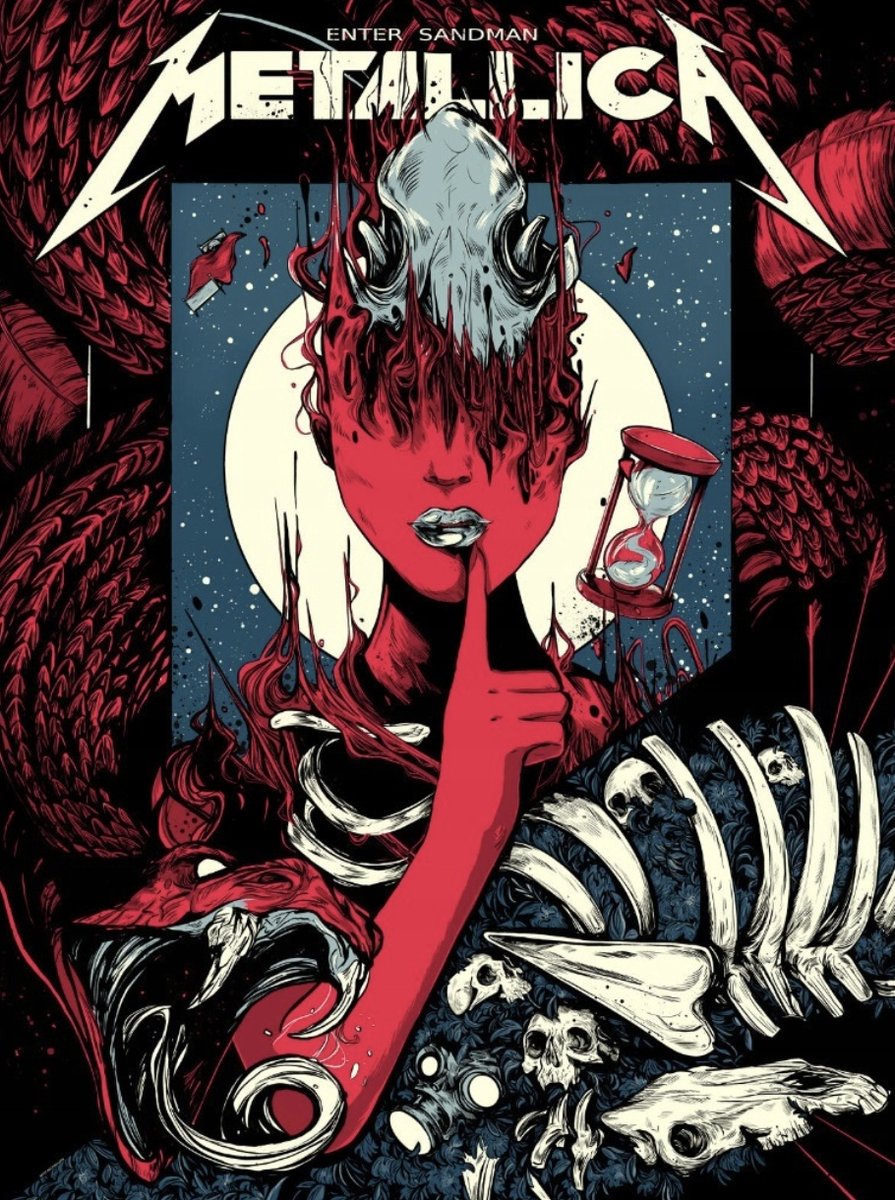 Plakat Hard Rock Metallica Enter Sandman 50x40 cm - Atram | Sklep EMPIK.COM