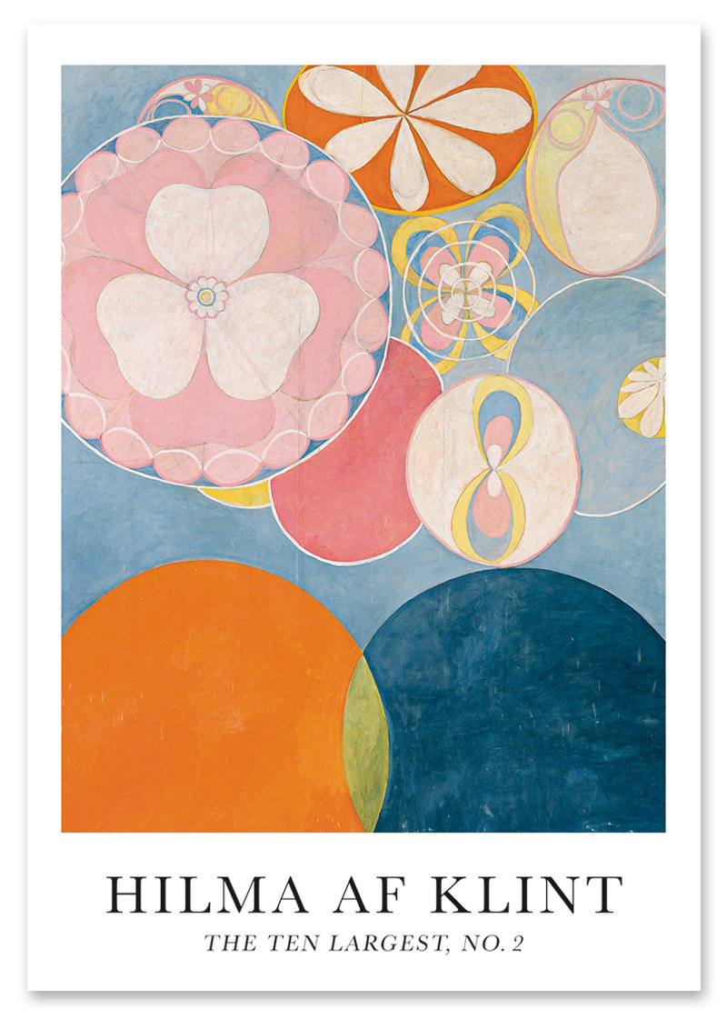 Plakat Hilma af Klint The ten largest no. 2 29,7x42 cm A3 - Hog Studio ...