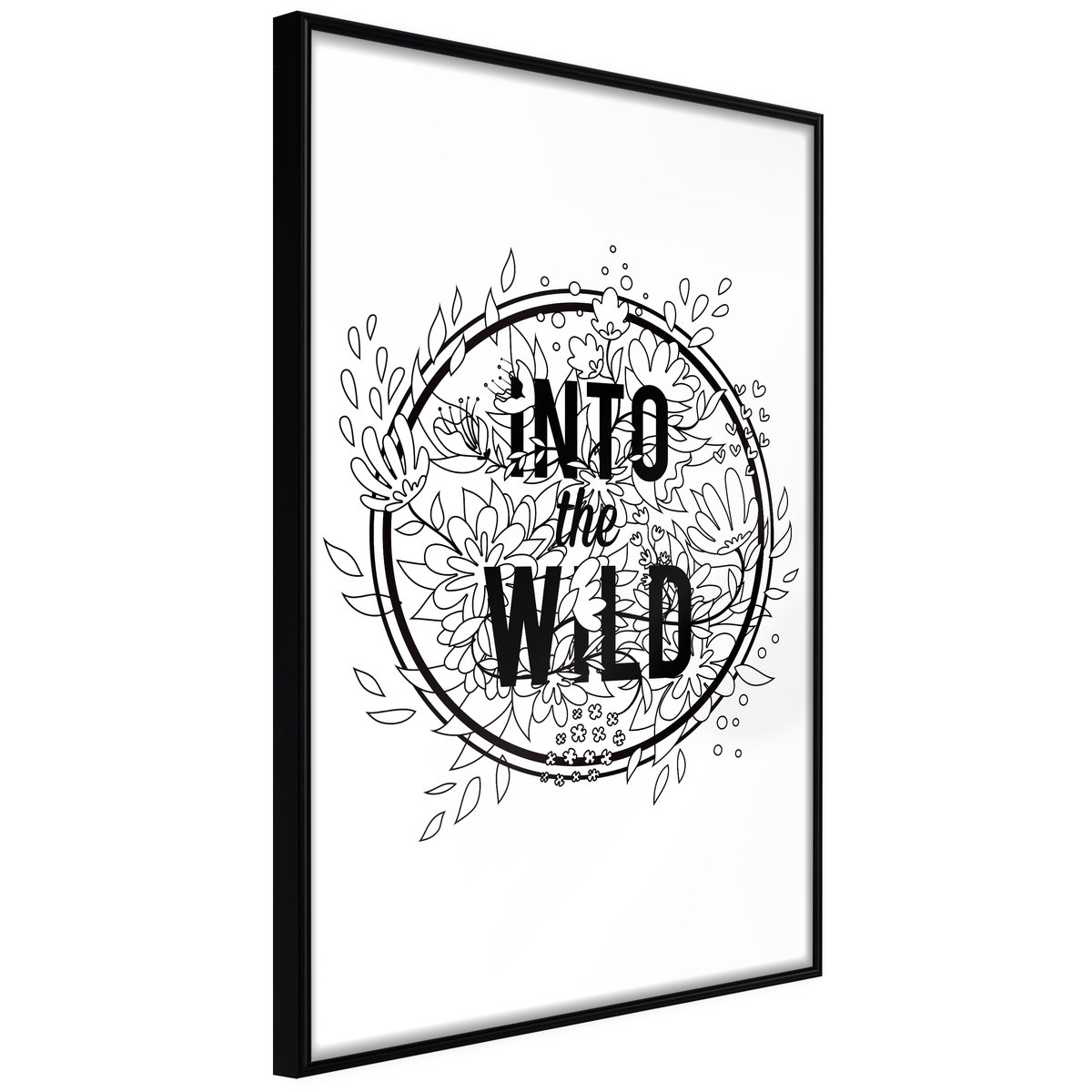 Plakat - Into the wild [Poster] 30x45 Rama czarna papier plakatowy 250 ...