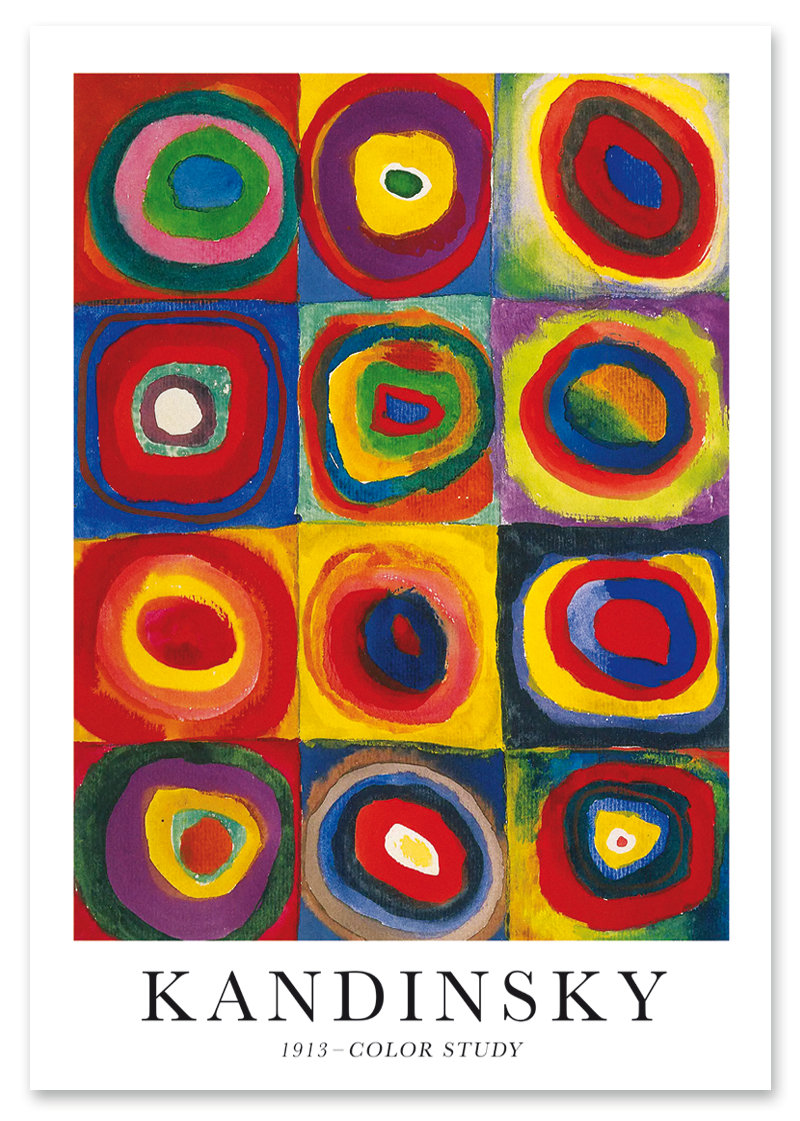 Plakat Kandinsky color study 40x50 cm - Inna marka | Sklep EMPIK.COM