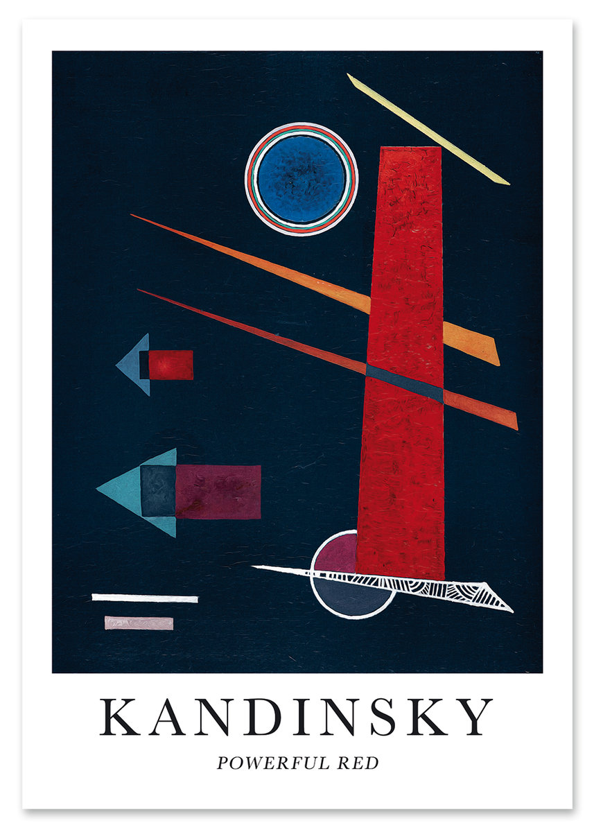 Plakat Kandinsky obraz abstrakcja 21x29,7 cm A4 - Inna marka | Sklep ...