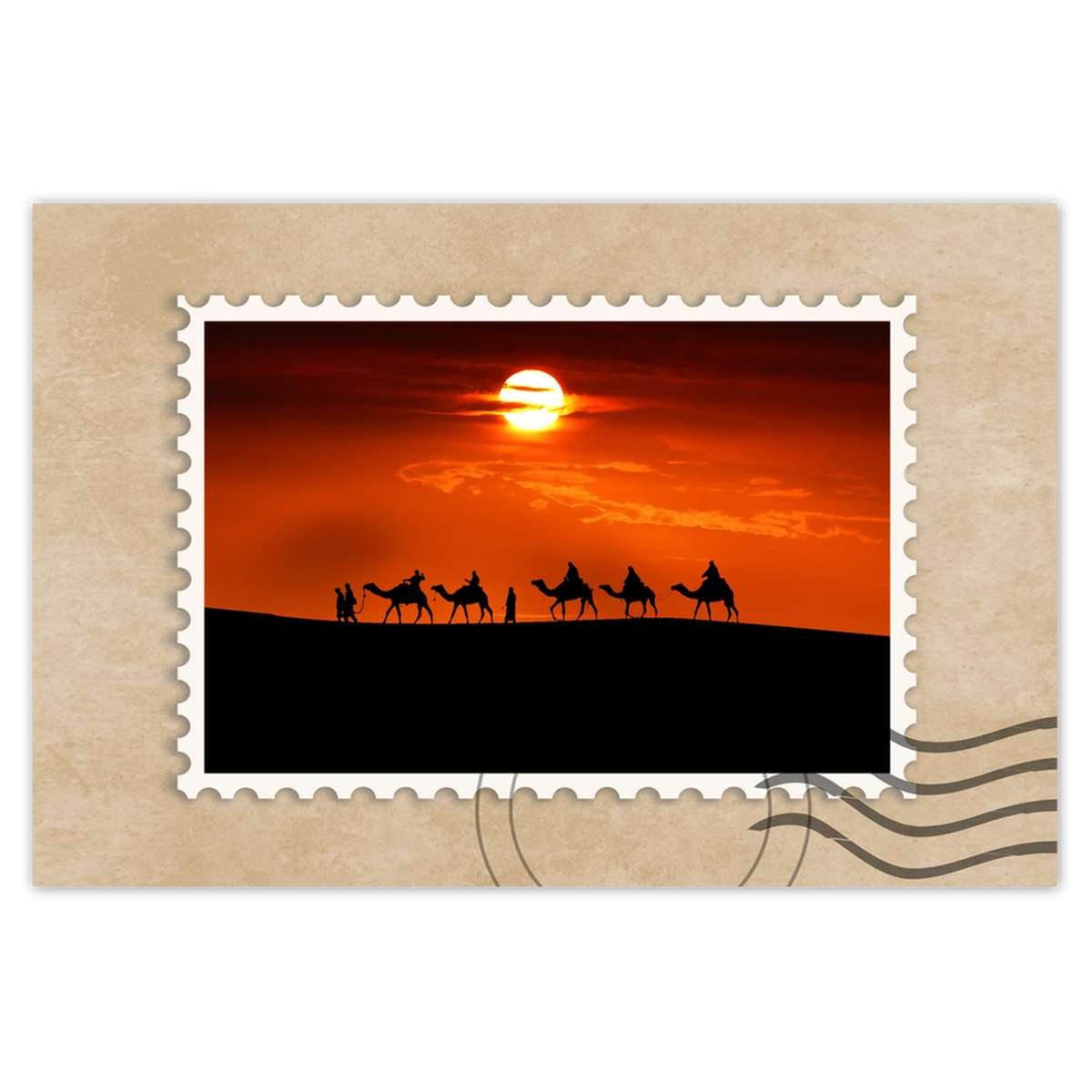 Plakat Karawana na pustyni, 120x80 cm - ZeSmakiem | Sklep EMPIK.COM