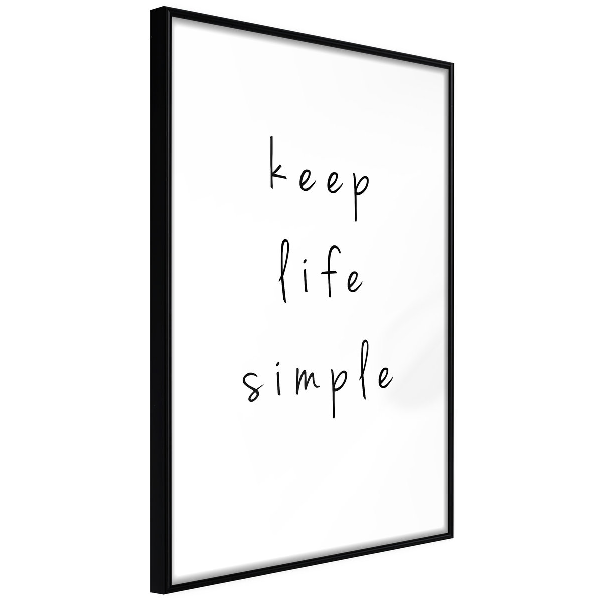Plakat - Keep Life Simple [Poster] 20x30 Rama czarna papier plakatowy ...
