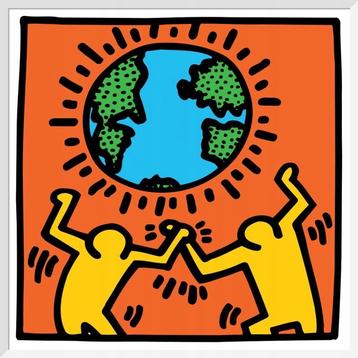 Plakat Keith Haring Art Poster Sztuka Vintage Retro Obraz 100x70 cm #3 ...