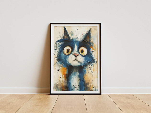 Plakat - Kitty Cat 70x100 - Harry Monkey | Sklep EMPIK.COM