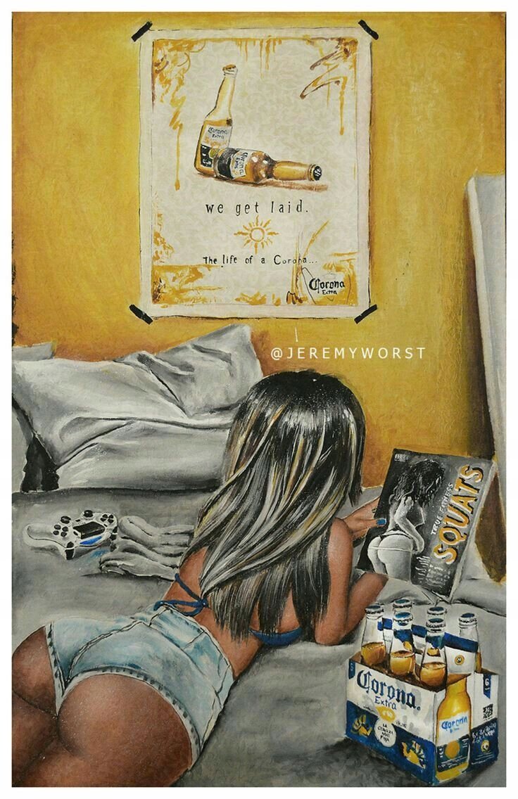 Plakat Kobieta Akwarela Retro Vintage 91,5x61 #3 - Atram | Sklep EMPIK.COM