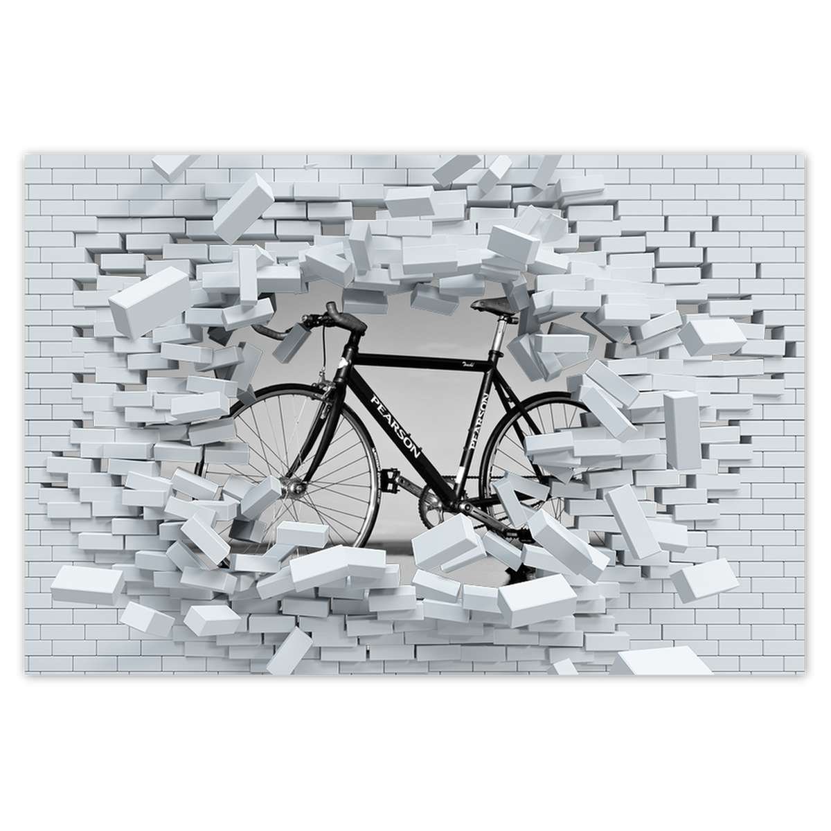 Plakat Kolażówka Rower szosowy, 90x60 cm - ZeSmakiem | Sklep EMPIK.COM