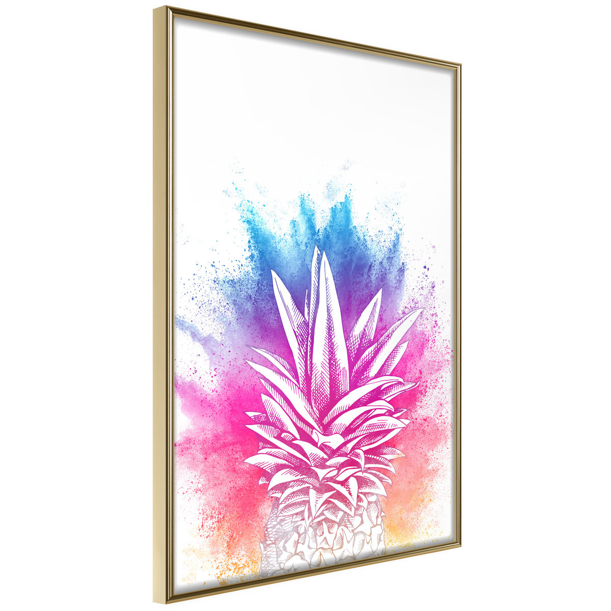 Plakat - Kolorowy ananas [Poster] - ARTGEIST | Sklep EMPIK.COM