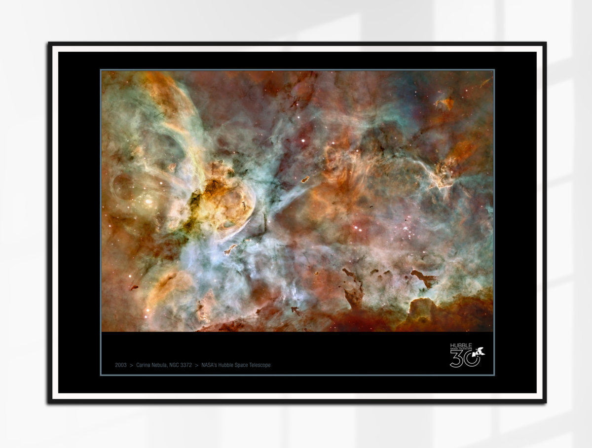 Plakat Kosmos NASA Mgławica Carina Teleskop Hubble'a HST 70x50 (B2 ...