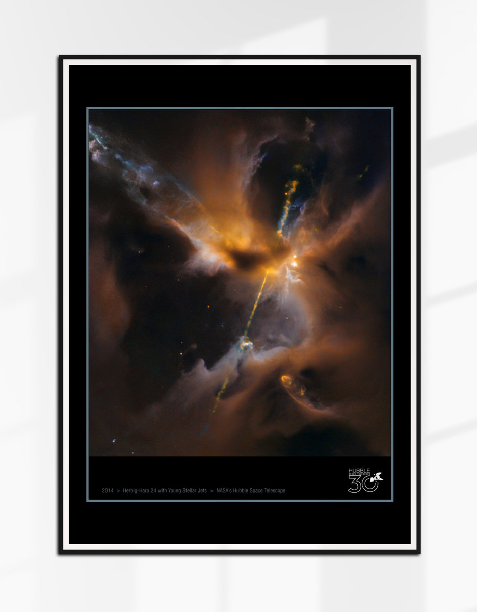 Plakat Kosmos NASA Miecz świetlny Star Wars Teleskop Hubble'a HST 70x50 ...