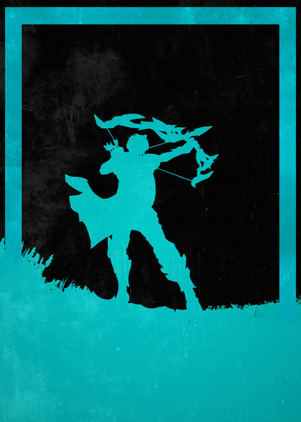 Plakat, League of Legends - Ashe, 70x100 cm - reinders | Sklep EMPIK.COM