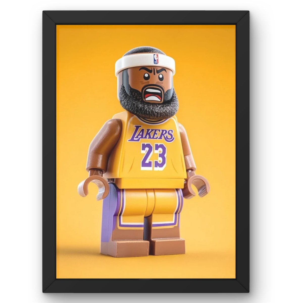 Plakat LeBron James w inspiracji LEGO - Inna marka | Sklep EMPIK.COM
