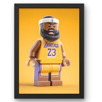Plakat LeBron James w inspiracji LEGO - Inna marka | Sklep EMPIK.COM