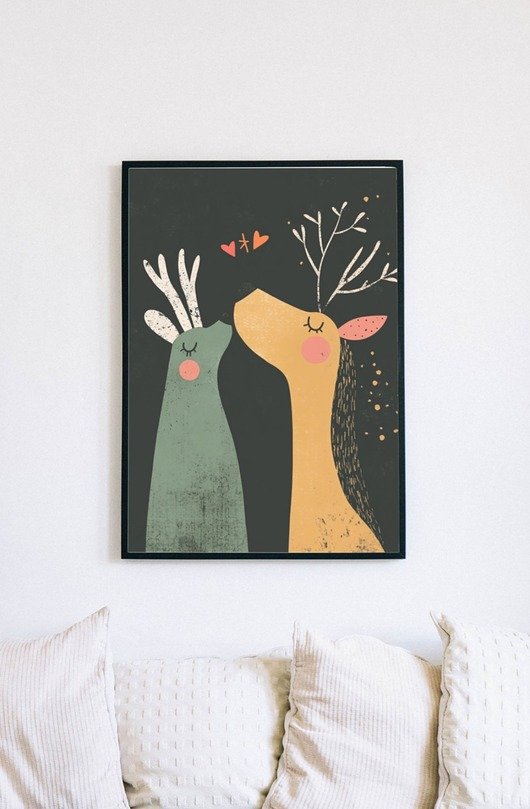 Plakat - Leśny romans 50x70 - Harry Monkey | Sklep EMPIK.COM