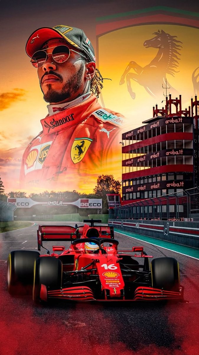 Plakat Lewis Hamilton Ferrari Formuła 1 Obraz Poster 100x70 cm #21 ...