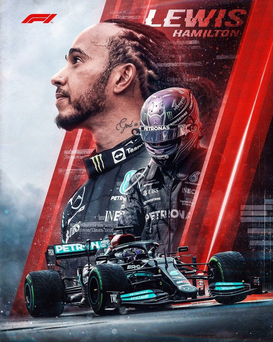 Plakat Lewis Hamilton Formula 1 F1 Mercedes 60x40 cm - Atram | Sklep ...