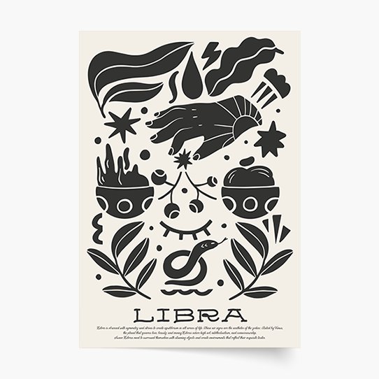 Plakat, Libra, 30x40 cm - Empik Foto | Sklep EMPIK.COM