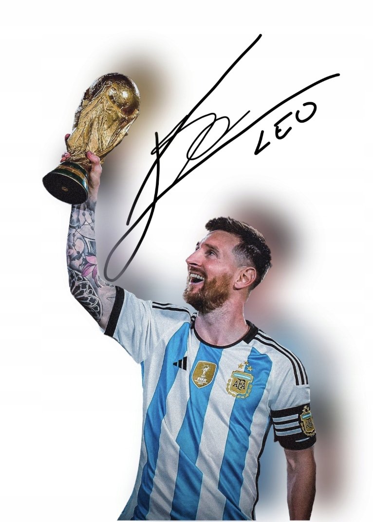 PLAKAT LIONEL MESSI FC BARCELONA PIŁKA NOŻNA 100x70 cm #19 - Atram ...