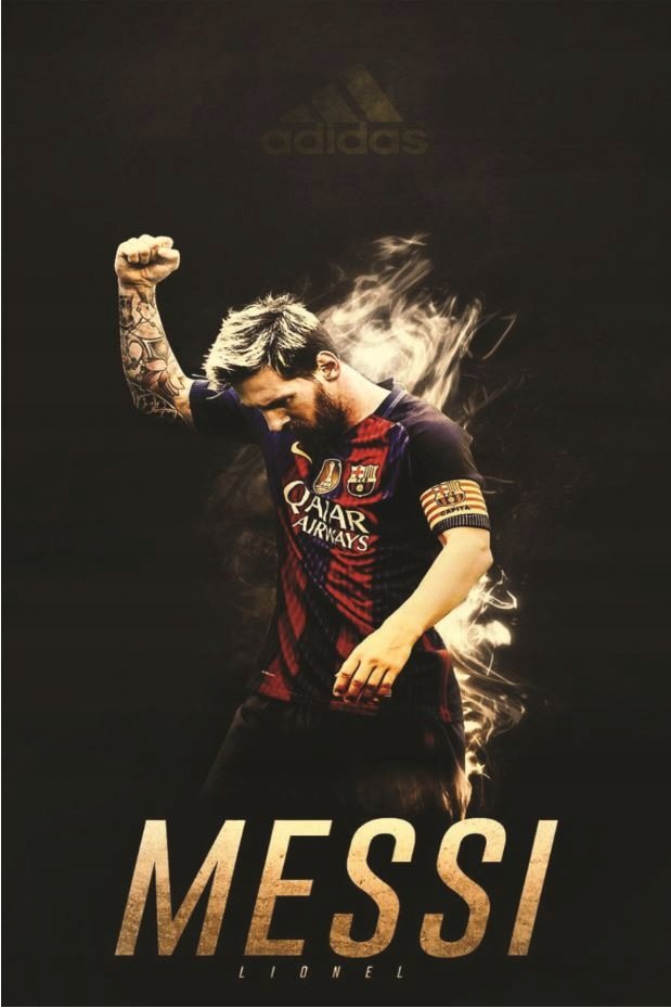Plakat Lionel Messi Leo, dla fana Piłki Prezent - Atram | Sklep EMPIK.COM