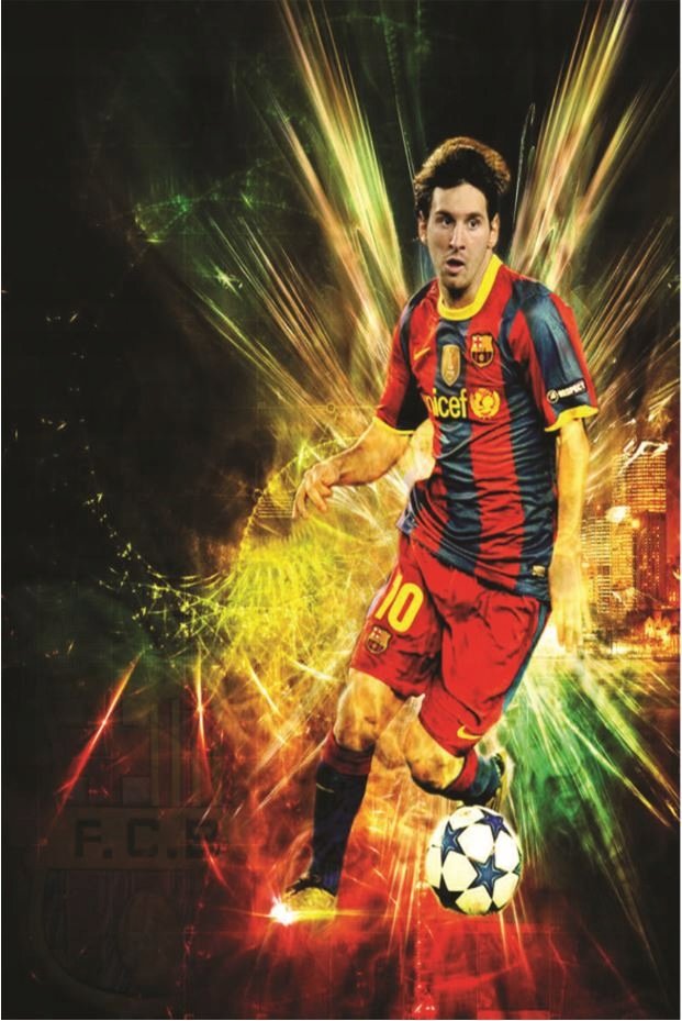 Plakat Lionel Messi Leo, dla fana Piłki Prezent - Atram | Sklep EMPIK.COM