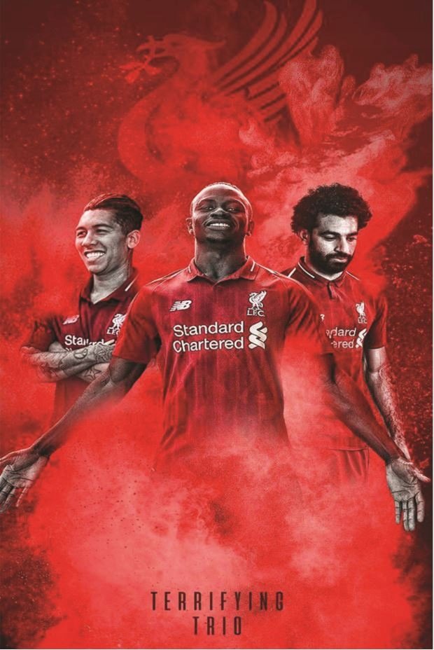Plakat Liverpool FC Mohamed Salah Mane Firmino - Atram | Sklep EMPIK.COM