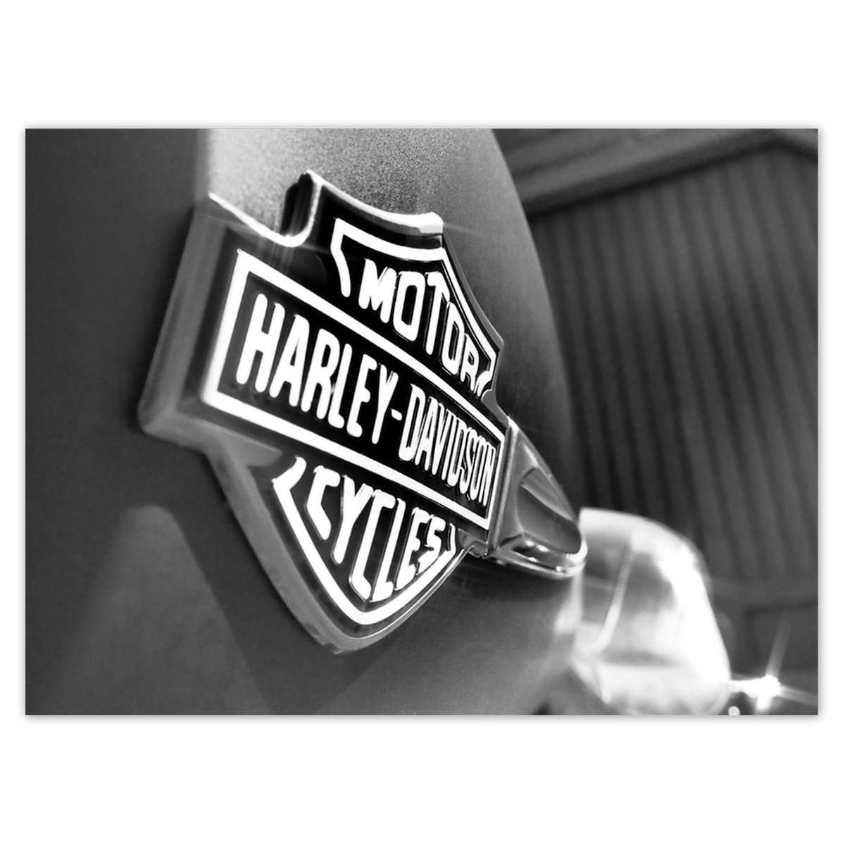 Plakat Logo Harley Davidson, 135x100 cm - ZeSmakiem | Sklep EMPIK.COM