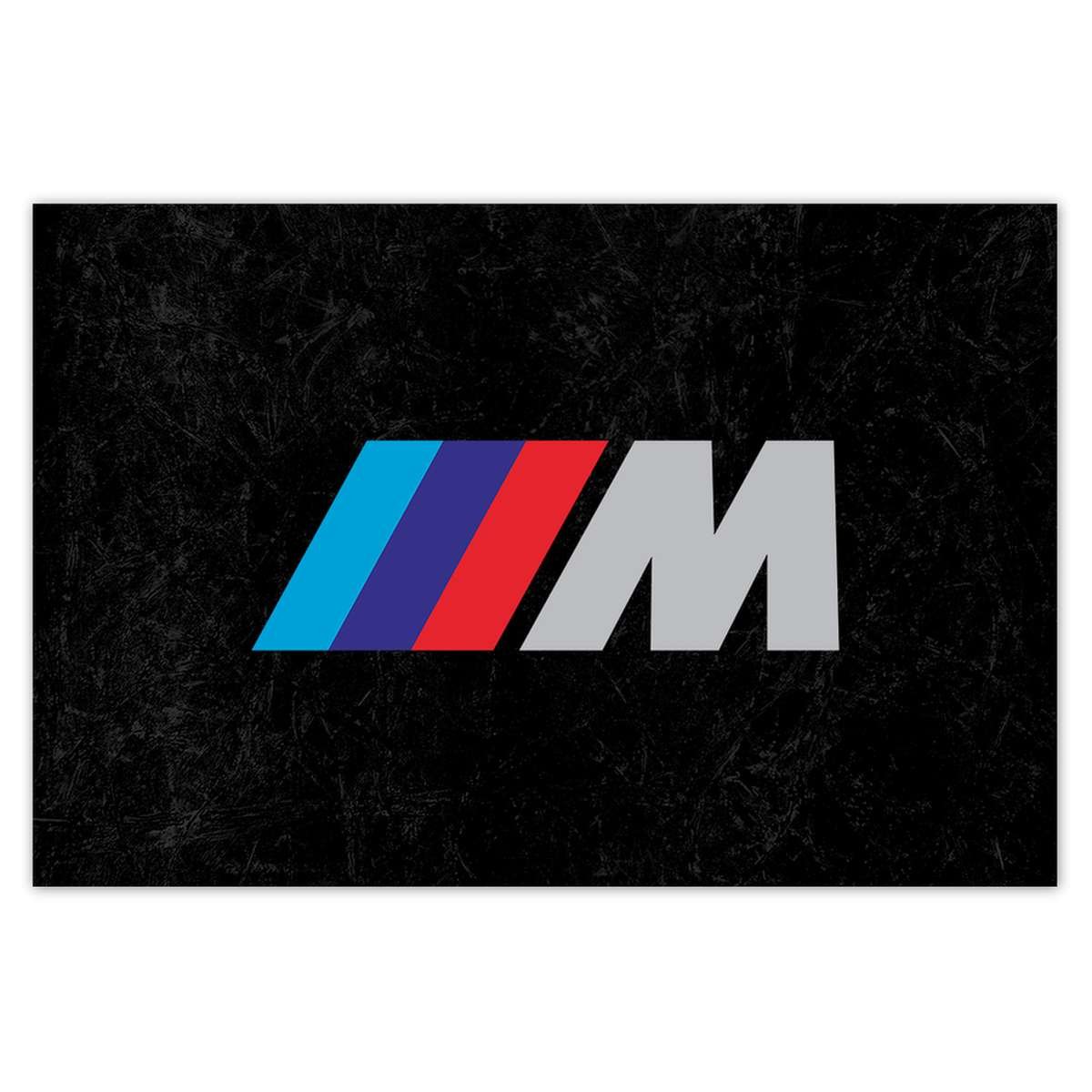 Plakat M Power znaczek BMW, 60x40 cm - ZeSmakiem | Sklep EMPIK.COM