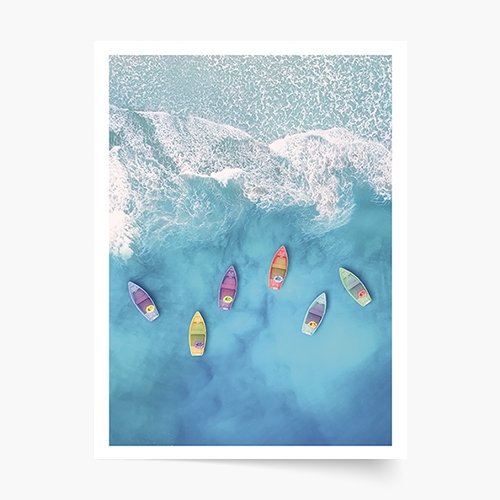 Plakat, Magic boats, 70x100 cm - Empik Foto | Sklep EMPIK.COM